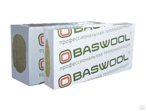 Утеплитель BASWOOL Фасад 120 (1200х600х100) 3п/0,216м3/2,16м2/6,912м3 ...