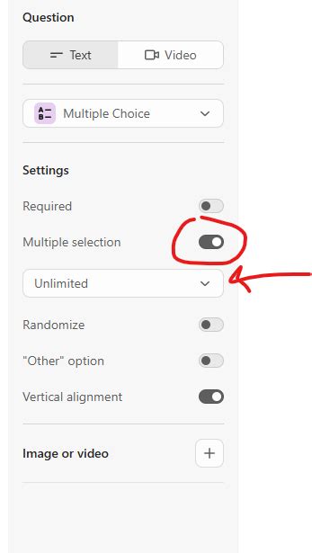 Choosing Multiple Answers Community