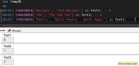How To Use Charindex Function In Sql Server