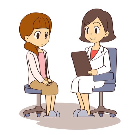 Clip Art Doctor And Patient