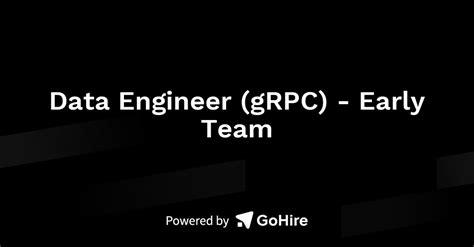 Data Engineer Grpc Early Team At Meetsta Jobs At Meetsta