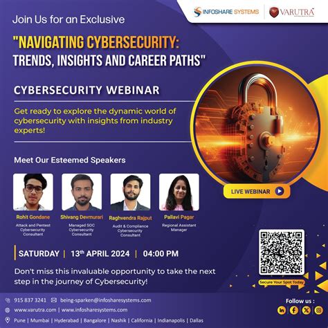 Webinar Cybersecurity Trends Insights And Career Paths Raghvendra Singh Rajput Posted On The