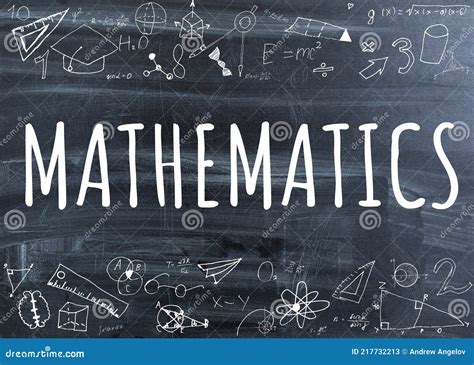 Blackboard Inscribed With Scientific Formulas And Calculations In Physics Mathematics And
