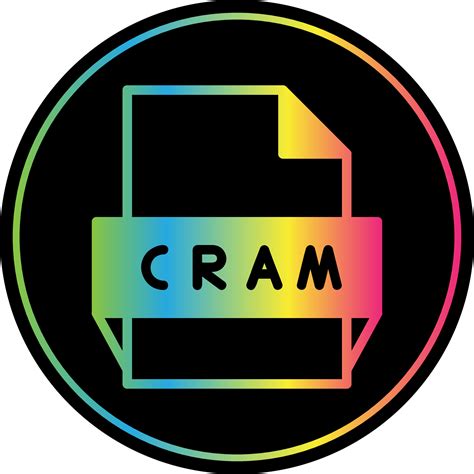 Cram File Format Icon 16904102 Vector Art At Vecteezy