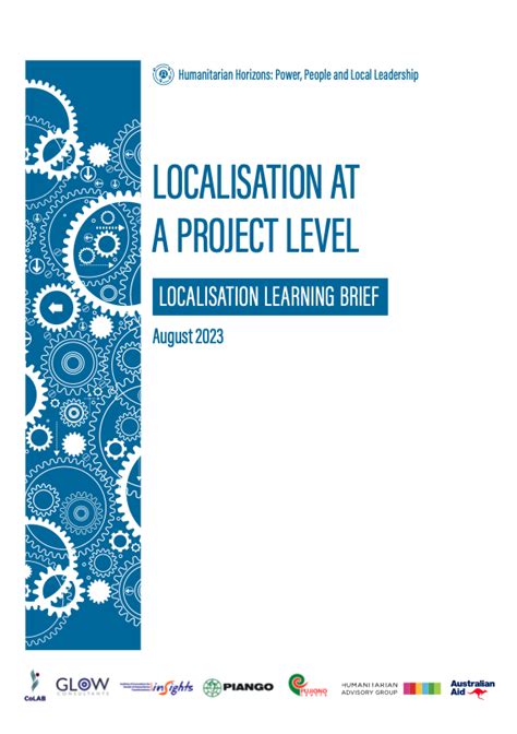Measuring Localisation Framework And Tools Humanitarian Advisory Group