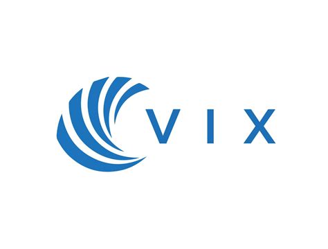 Vix Letter Logo Design On White Background Vix Creative Circle Letter
