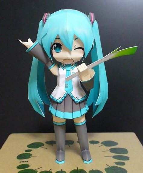 Miku Papercraft Template