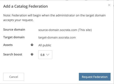 Federating Data From Other Domains Data And Insights Client Center
