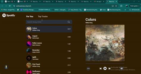 seshu g on linkedin reactjs spotifyclone webdevelopment javascript