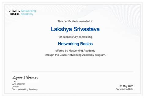 Cisco Networking Cybersecurity Networkingbasics Certification