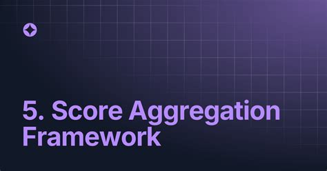 5 Score Aggregation Framework Kades