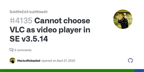 cannot choose vlc as video player in se v3 5 14 · issue 4135