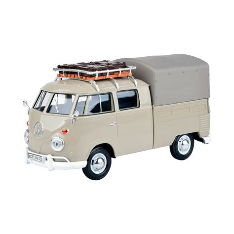 Combi Vw T2 Delivery Pick Up Gris Motor Max Escala 1 24 Motoredge México Autos A Escala