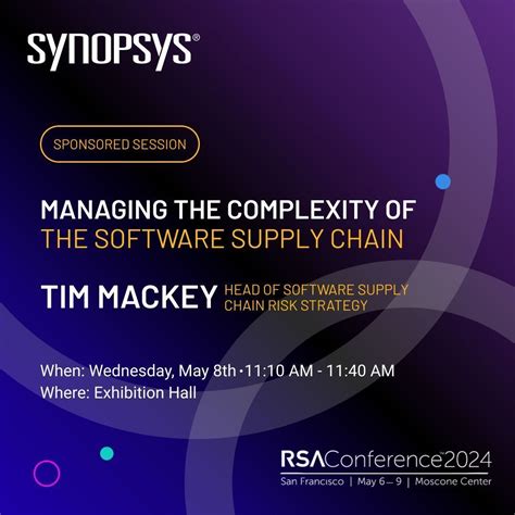 Synopsys Software Integrity On Linkedin Rsac