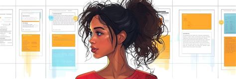 Premium Photo American Woman Designing User Interfaces Mobile Apps In America