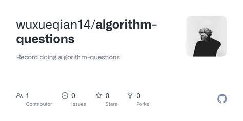 Github Wuxueqian14algorithm Questions Record Doing Algorithm Questions