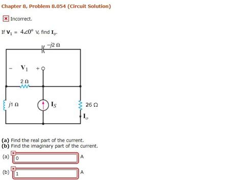 Solved Chapter 8 Problem 8 099 X Incorrect Use Mesh Chegg Com