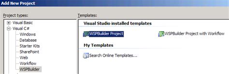 Wss Dev Wspbuilder Templates Rasors Tech Blog