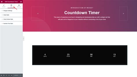 How To Use Countdown Timer Widget Of EnterAddons Enter Addons
