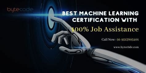 Best Machine Learning Certification With 100 Job Assistance By Bytecode Security Medium