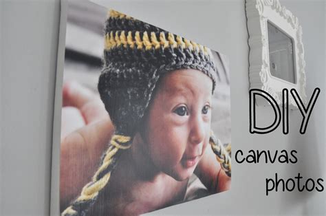 The Newbie Mommy DIY Canvas Photos