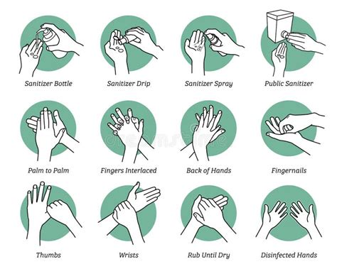 Sanitizing Hands Stock Illustrations 666 Sanitizing Hands Stock Illustrations Vectors