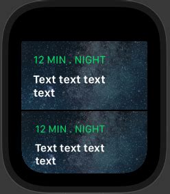 Watchkit How To Add CornerRadius To SwiftUI List Cell When Using