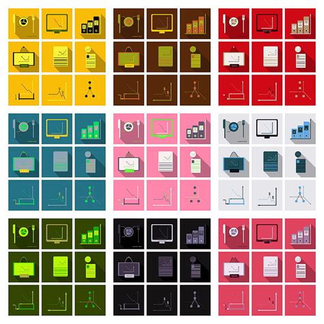 금융 및 금융 아이콘 간단한 요소 벡터의 집합 Eps Ai Uidownload