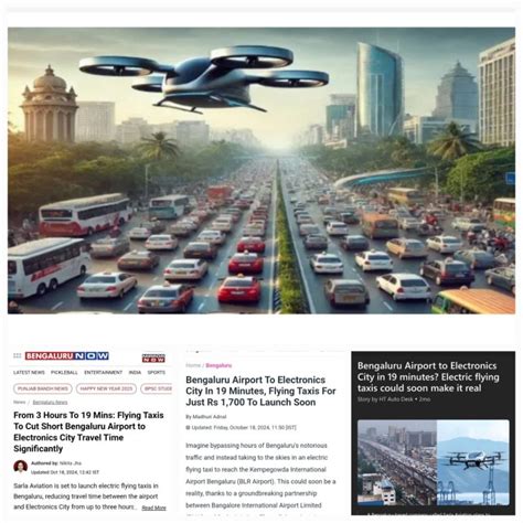 Ananya Chavhan On Linkedin Bengalurutraffic Flyingtaxis Urbanmobility Innovation Evtol