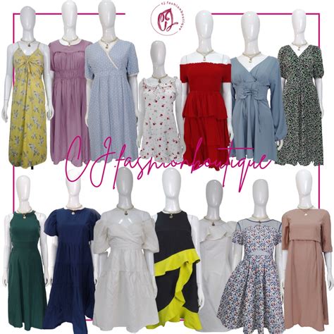 Hq Dress Mini Midi Maxi Dress Collection Shopee Philippines