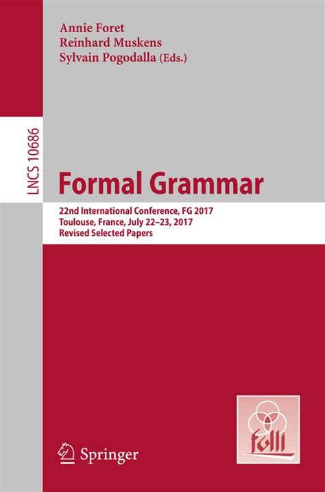 Theoretical Computer Science And General Issues Formal Grammar