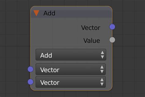 mathematics what does the unused output on the vector math node do