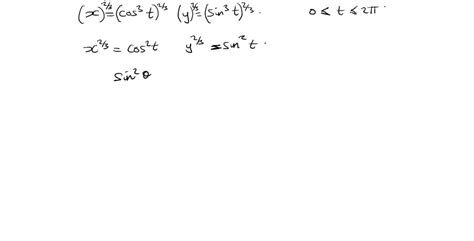 Solved Sketch The Given Parametric Curve Showing Its Direction With An Arrow Eliminate The