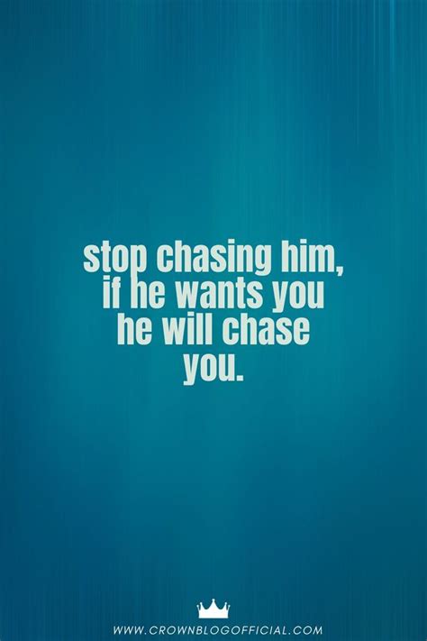 Stop Chasing Him The Key To Healthy Relationships