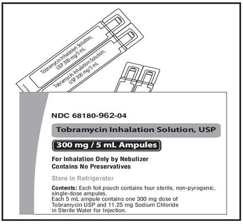 Tobramycin Inhalation Solution Fda Prescribing Information Side Effects And Uses