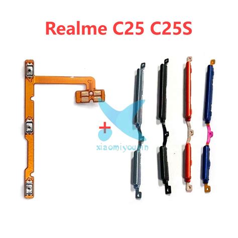 power volume button flex for realme c25 on off switch side key button