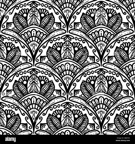 Line Scribble Seamless Repeat Pattern Stock Vector Image And Art Alamy