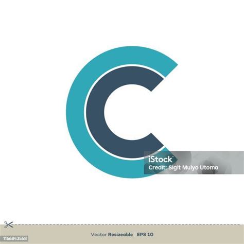 C 편지 벡터 로고 템플릿 일러스트 디자인 벡터 Eps 10 0명에 대한 스톡 벡터 아트 및 기타 이미지 0명 개념 개념과 주제 Istock
