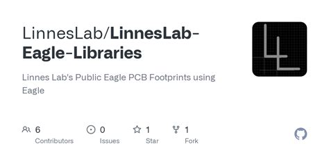 Github Linneslab Linneslab Eagle Libraries Linnes Lab S Public Eagle Pcb Footprints Using Eagle