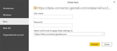 Geotab Data Connector Template Guide