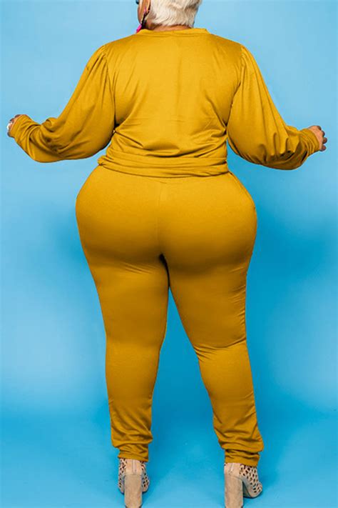 Wholesale Ginger Sexy Solid O Neck Plus Size K10082 5 Online