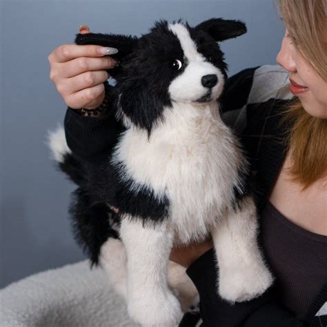 Realistic Border Collie Plush Etsy Uk