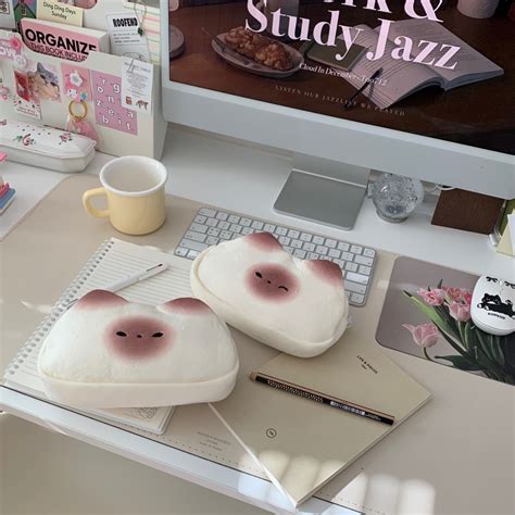 휘뜨 곱창끈증정🐱 귀여운 냥이 폭신 부드러운 필통 펜케이스 새학기 학생