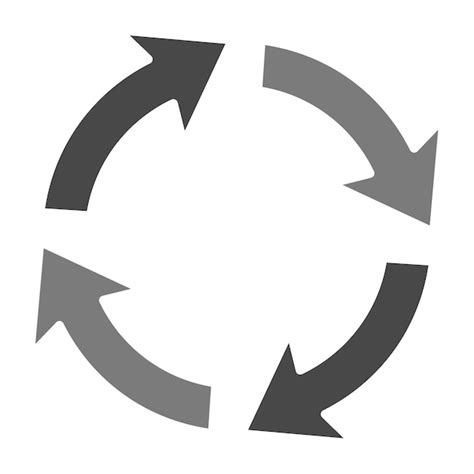 Ícone de loop vetor premium