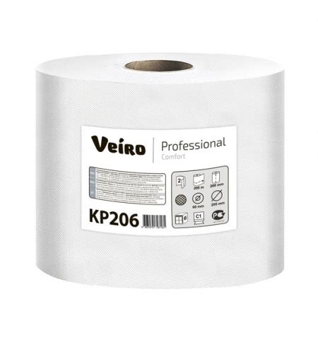 Бумажные полотенца Veiro Professional Comfort KP206 в рулоне с ...