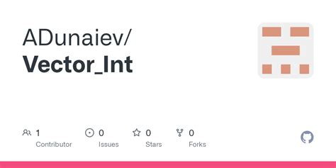 Github Adunaiev Vector Int