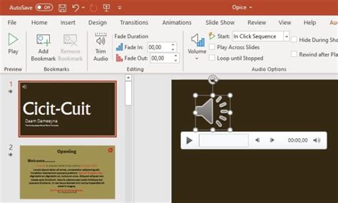 How To Add Background Music To PowerPoint Presentation Vegaslide