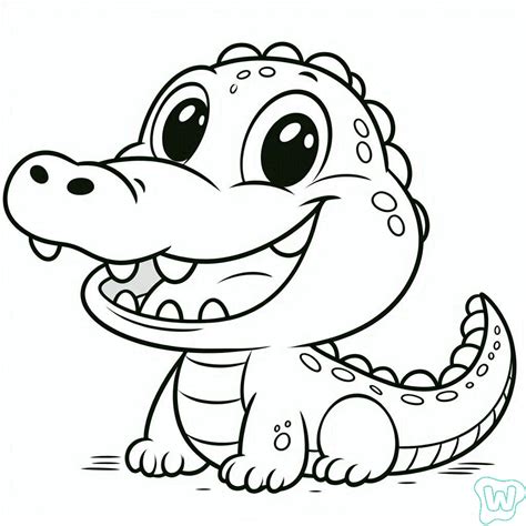 20 Cocodrilo Para Colorear Imágenes Para Colorear Gratis
