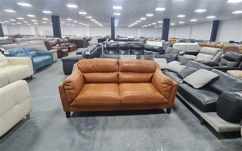 Кафяв кожен диван двойка телешки бокс Диван Мебели за дома и офиса Ямбол Кафяв кожен