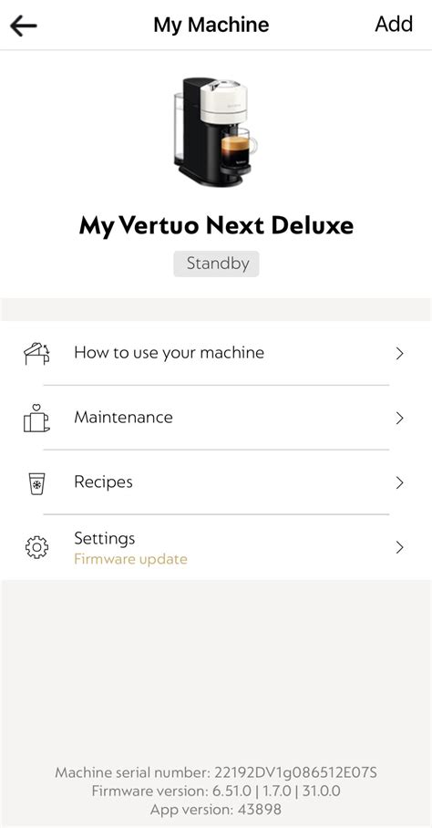 Vertuo Next Firmware Update Not Working Rnespresso